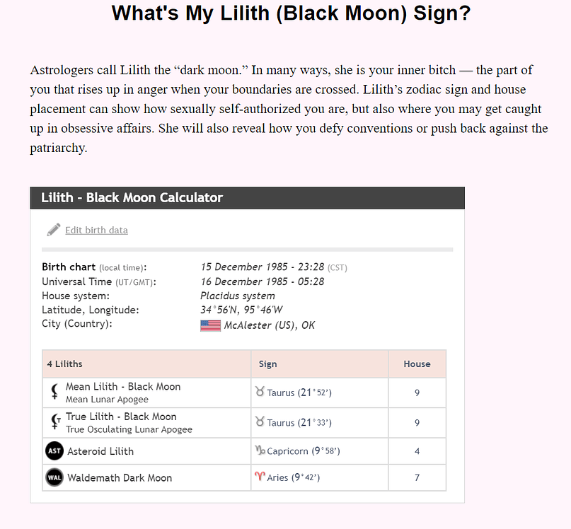 Lilith in 12th house - Divination, Dreamwork & Prophecy - Become A ...