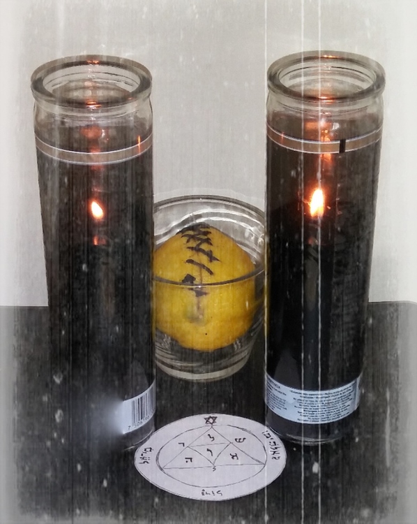 Moving Candle Lemon 3rd Pentacle Of Mars Break Up Spell - Love, Sex ...