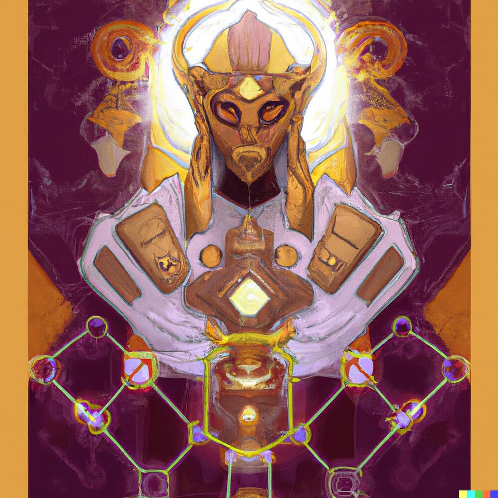 He King Paimon imagined by an AI what do you think? - Black Magick ...