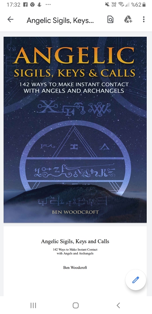 About the book "Angelic sigils, keys & calls" by Ben Woodcroft - White ...