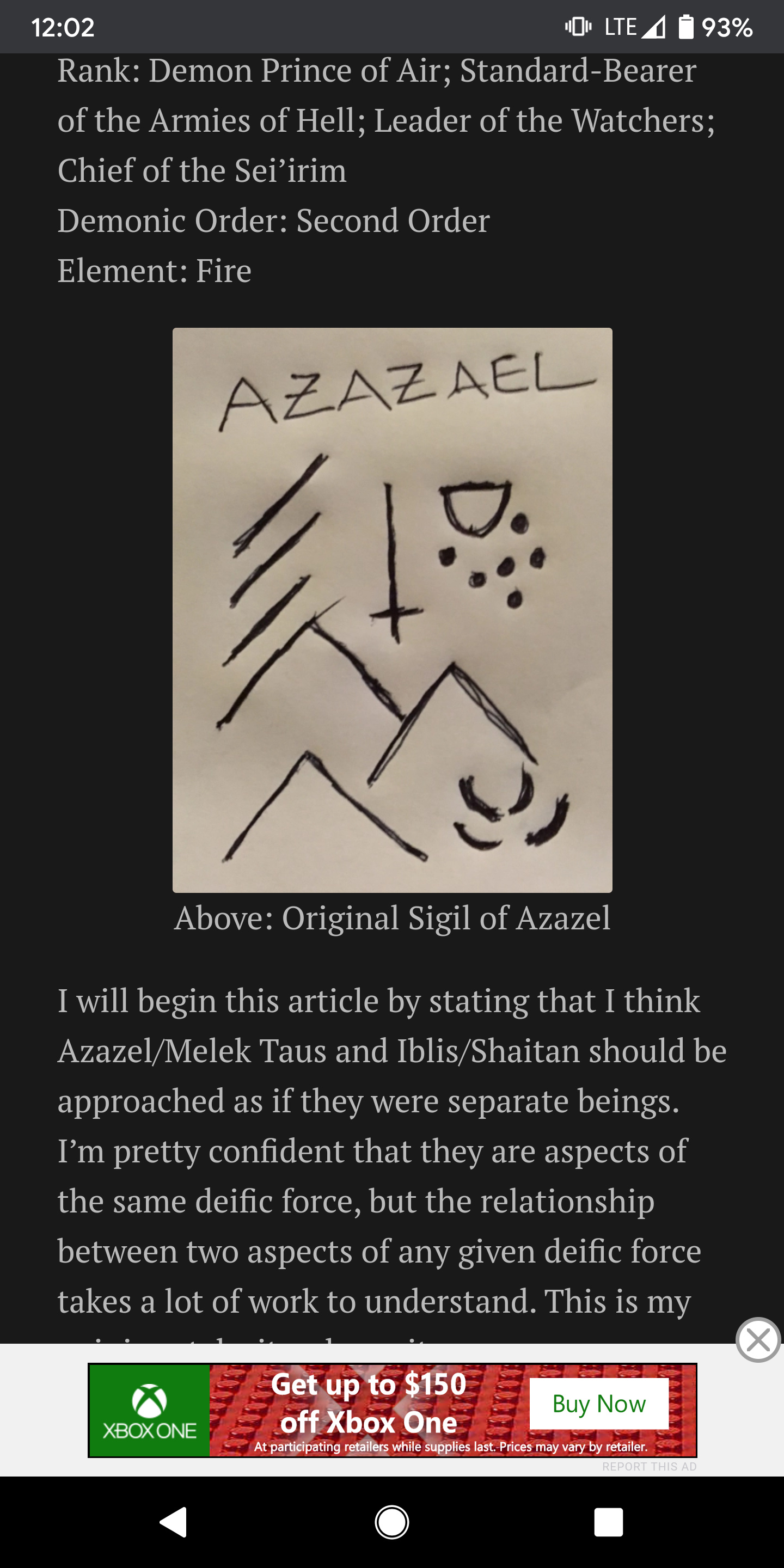 HOLY SHIT! we've been getting Azazel's Sigil wrong all this time ...